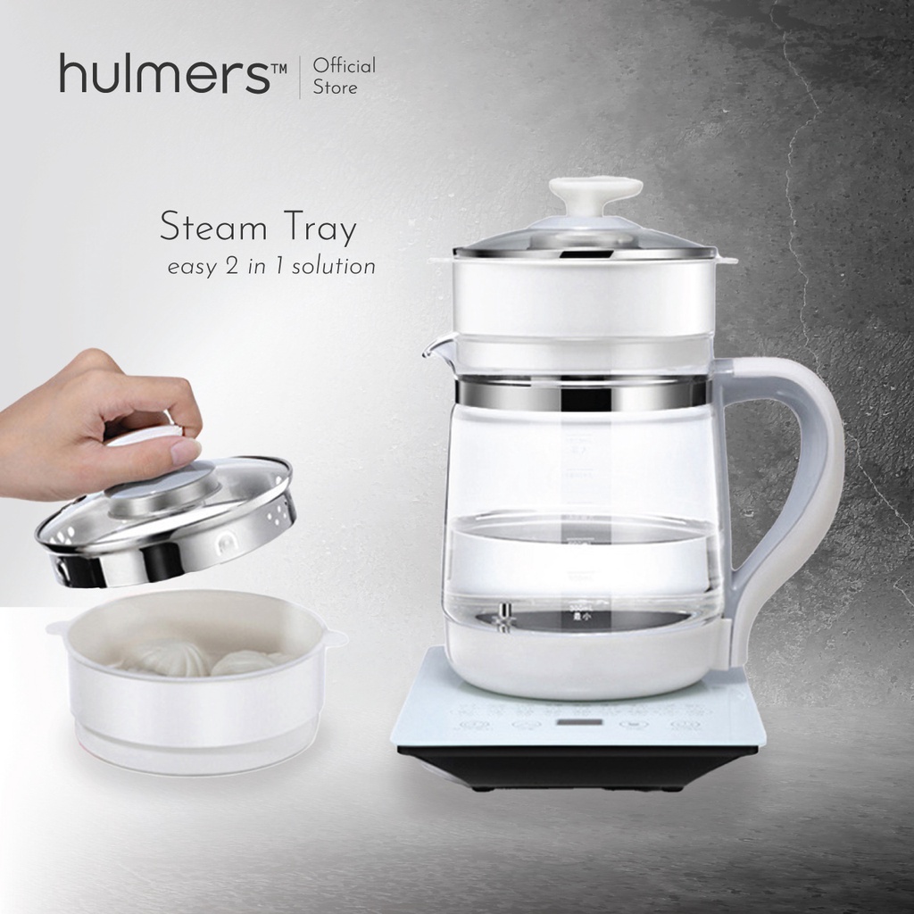 Hulmers 1.8L Electric Health Pot – Tea & Dessert Cooker, Portable ...