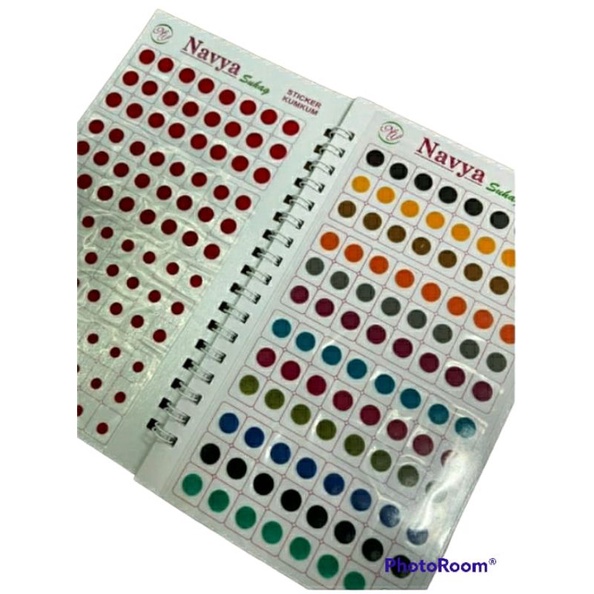 NAVYA PLAIN STICKER POTTU BINDI BOOKLET | Shopee Malaysia