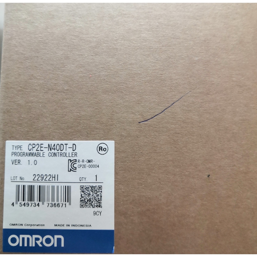 OMRON CP2E-N40DT-D Programmable Logic Controller (PLC) | Shopee Malaysia