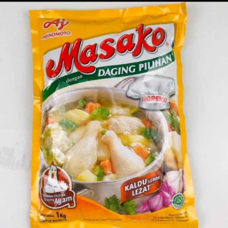READY STOCK Bumbu Kaldu Masako perisa ayam/daging 1kg | Shopee Malaysia