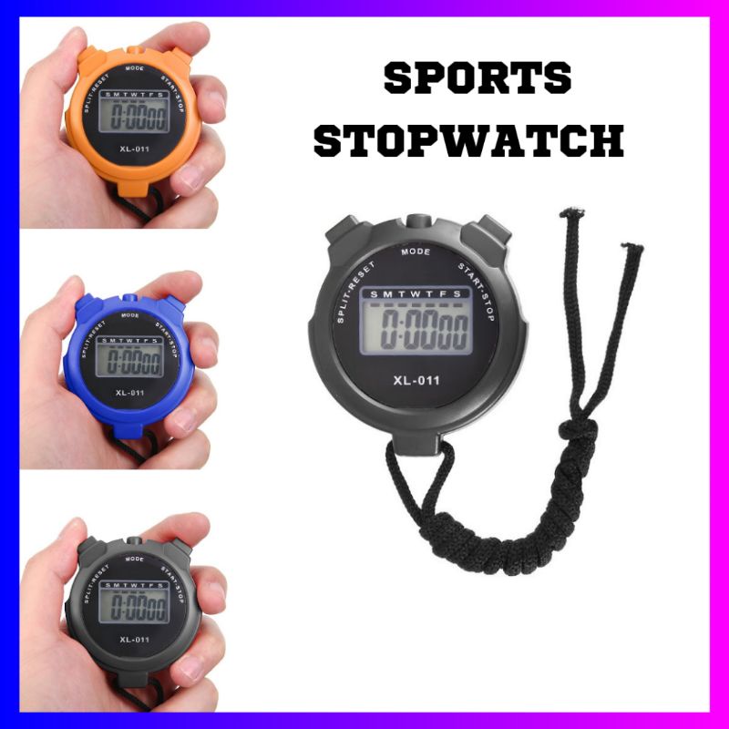 Peranti Jam Sukan Digital/ Digital Pro Sports Stopwatch/ Professional ...
