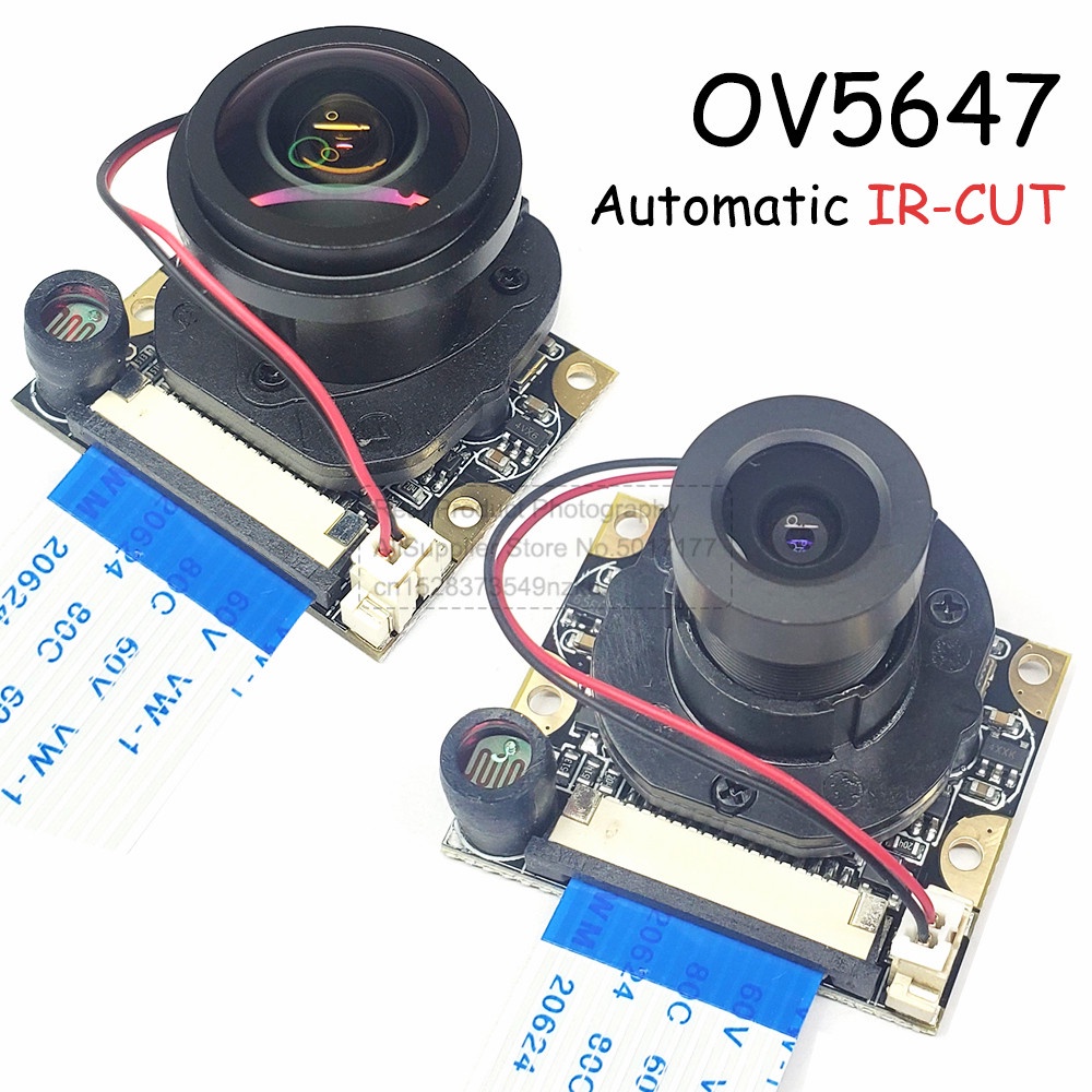 OV5647 Camera for Raspberry PI 4B 3B+ B Type Large Lens 75 175 Degree ...