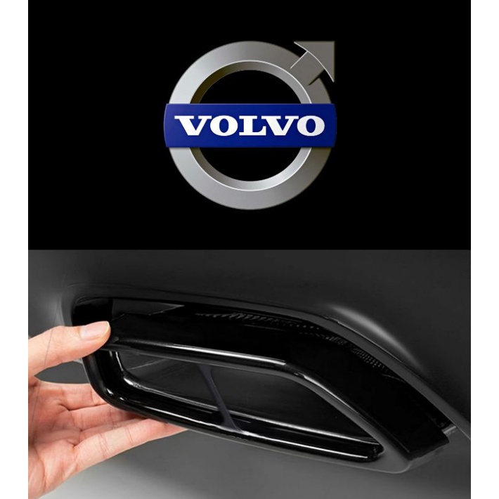 Volvo XC40 XC60 XC90 S60 S90 V60 Decorative Four-Outlet Tail Exhaust ...