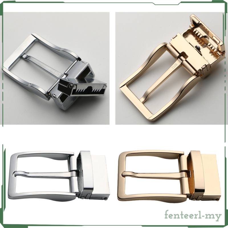 [Fenteer1efMY] Alloy Reversible Belt Buckle Single Prong Rectangular ...