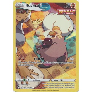 Pokemon TCG Card - Rockruff - TG07/TG30 - Holo Rare | Shopee Malaysia