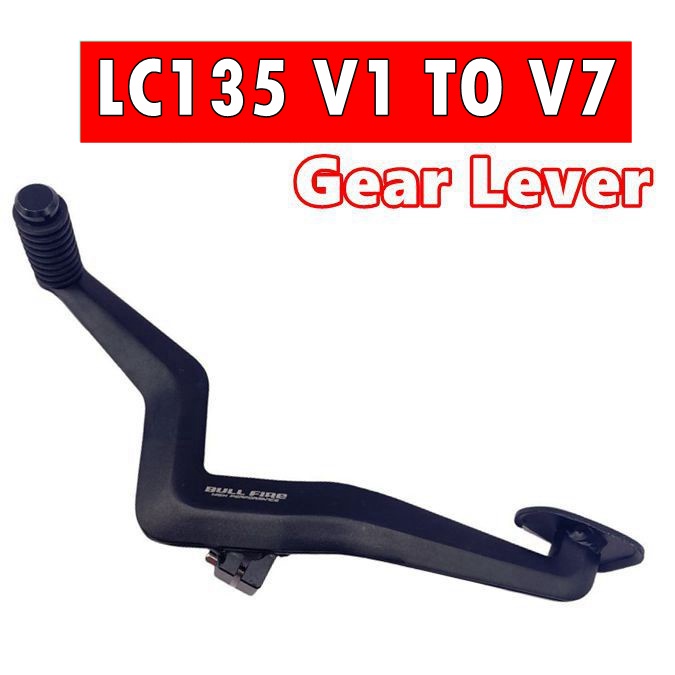 GEAR LEVER YAMAHA LC135 135LC LC 135 V1 V2 V3 V4 V5 V6 V7 GEAR LEVER GEAR PEDAL BLACK 4SPEED USE ...