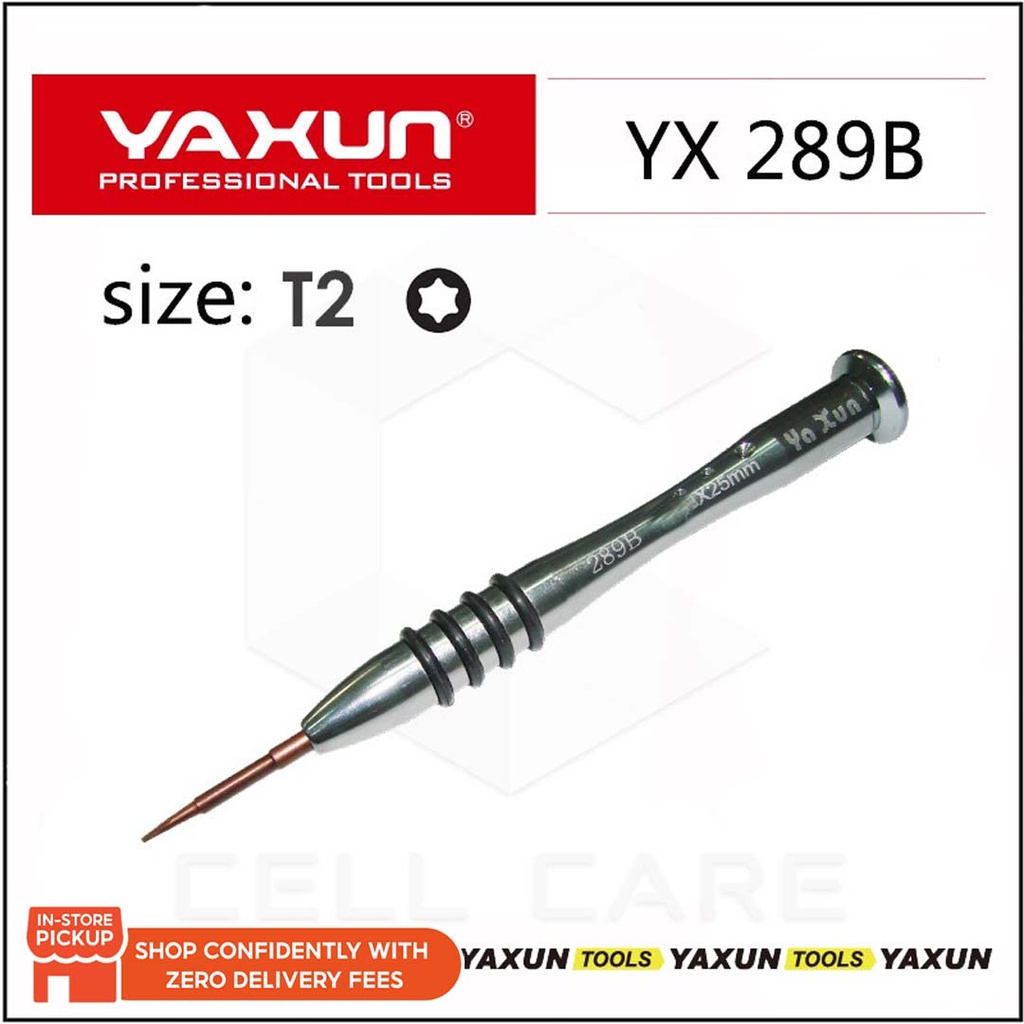 YAXUN Professional Precision T2 x 25mm Opening Magnetic Screwdriver Tool Kit For Mobile Phones ...