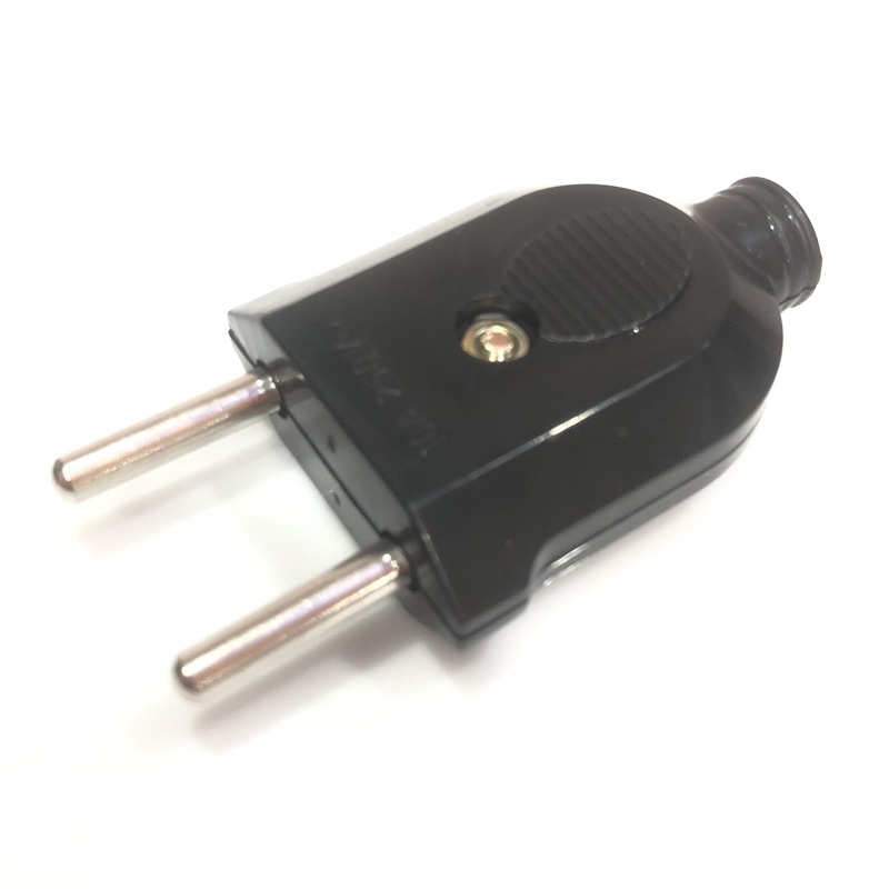 Ready Stock Heavy Duty 2 Pin Plug and Socket 10A 240V Round Pin Male ...