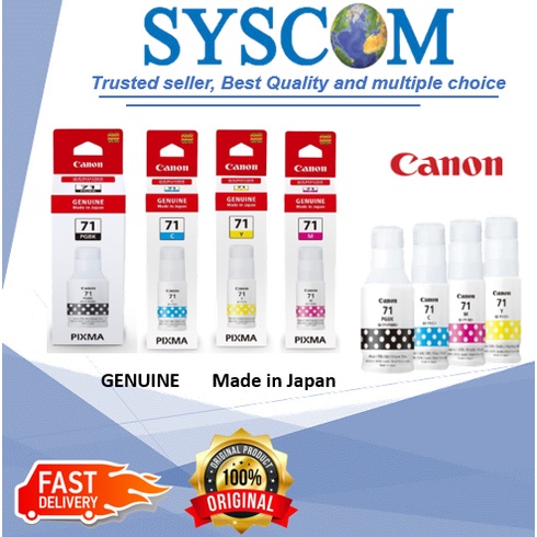 Canon PIXMA 71 Refill Ink Cartridge Original Genuine | Shopee Malaysia