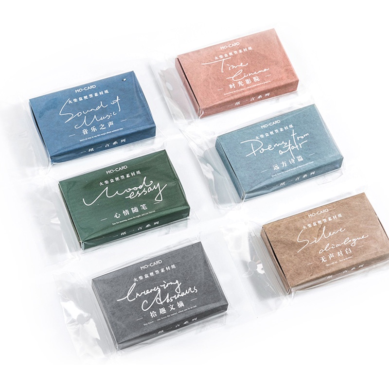 60 Pcs Matchbox Series Note Memo Creative English Sentence Deco Note ...