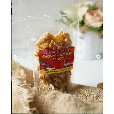 Chrispy Chips Chicken Skin KOKY 100GR By BALI Special | Shopee Malaysia