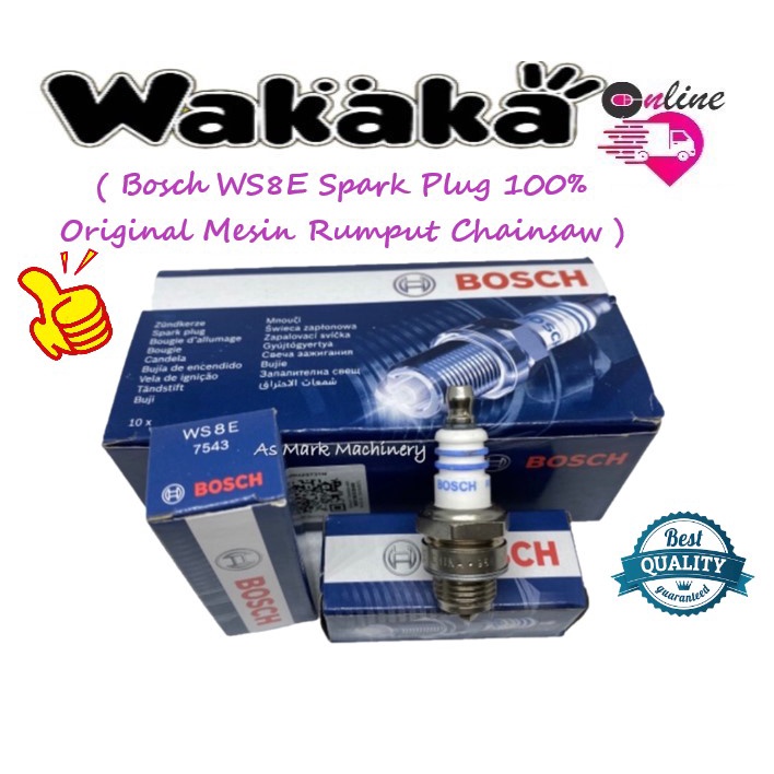 Bosch WS8E Spark Plug 100% Original Mesin Rumput Chainsaw | Shopee Malaysia