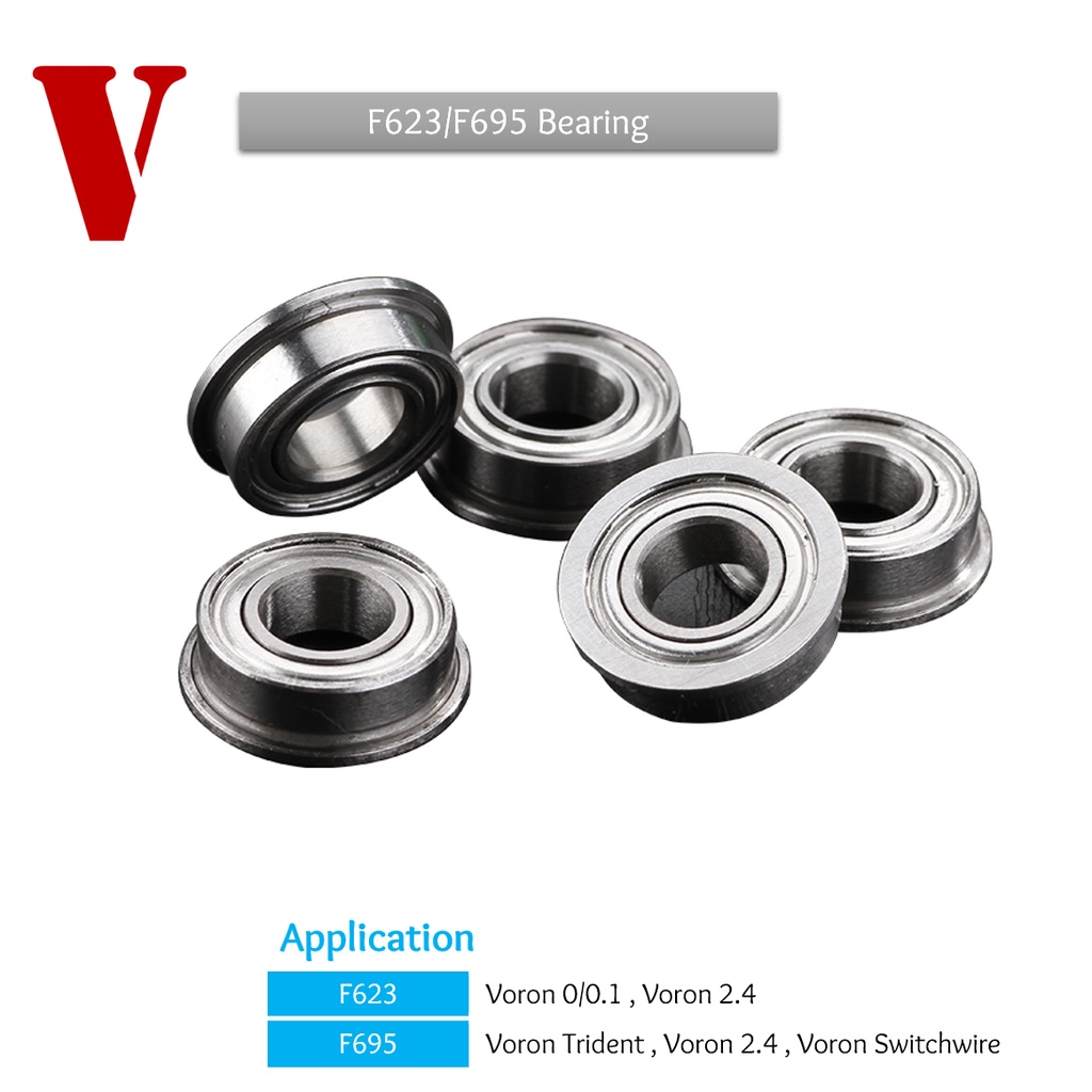F623-ZZ / F695-ZZ bearing for voron 0.1 / voron trident / voron switchwire / voron 2.4 | Shopee ...