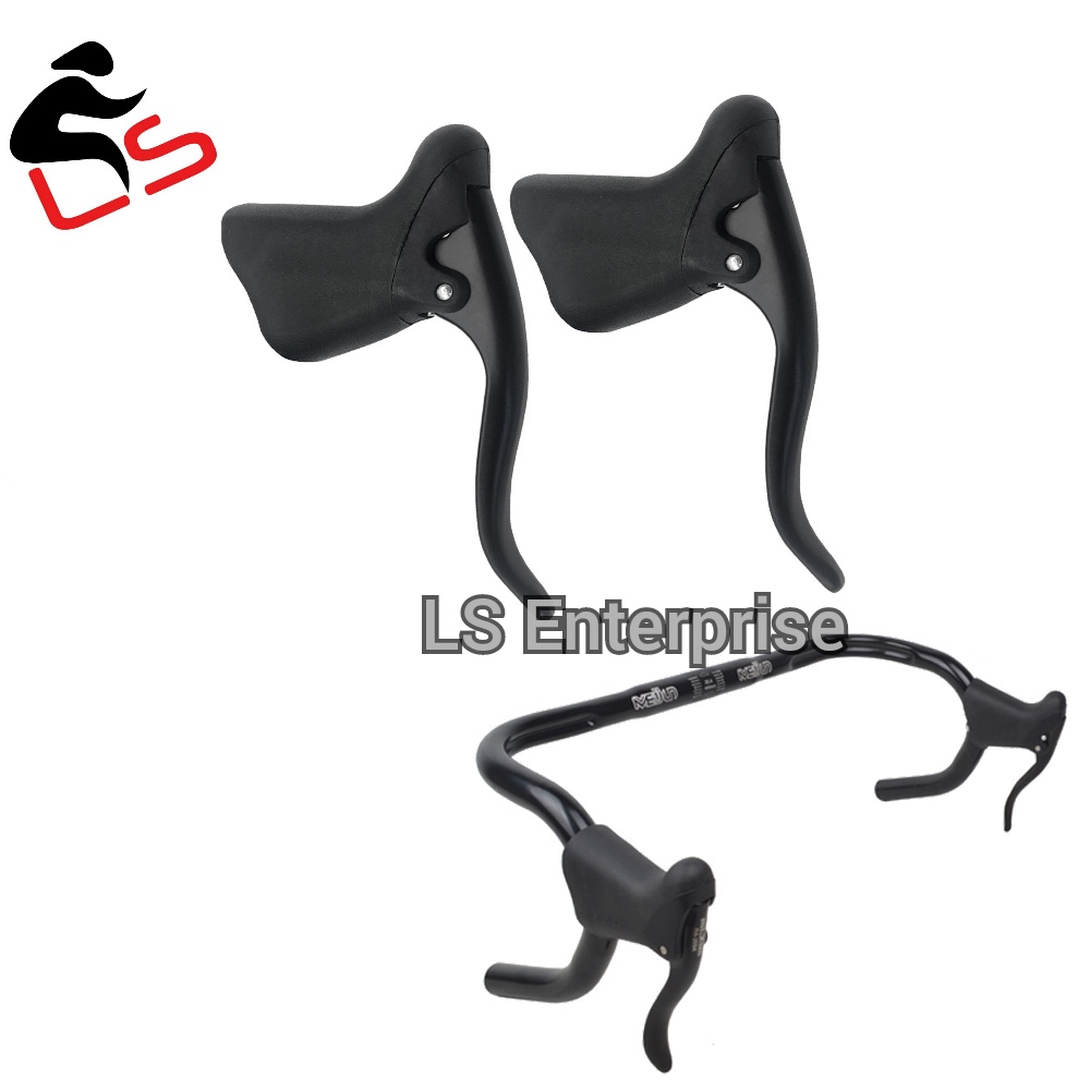 Road Bike Alloy Brake Lever Set Racing Bicycle Basikal Fixie Brek ...