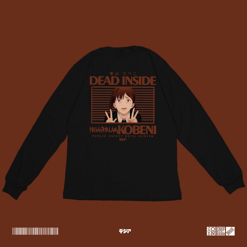 Kobeni Higashiyama Chainsaw Man Denji Power Aki Makima Waifu Longsleeve ...