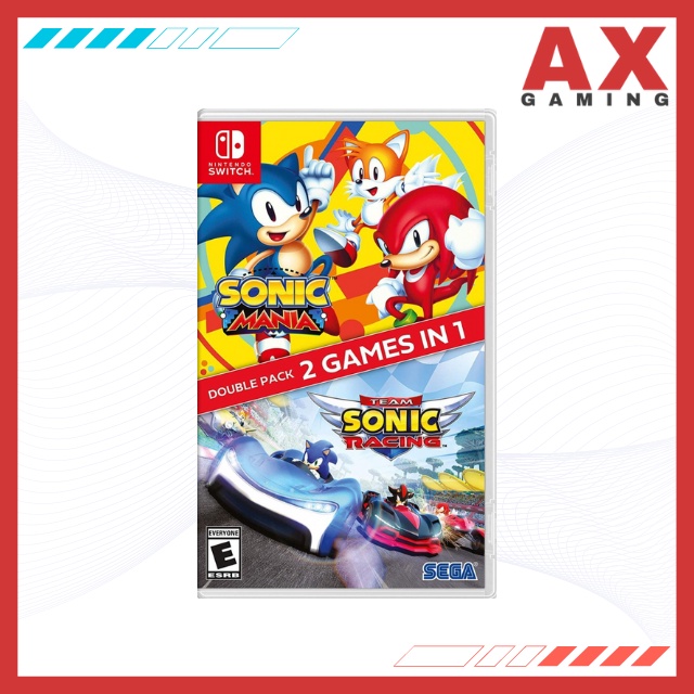 NSW NINTENDO SWITCH SONIC MANIA + TEAM SONIC RACING DOUBLE PACK (US ...