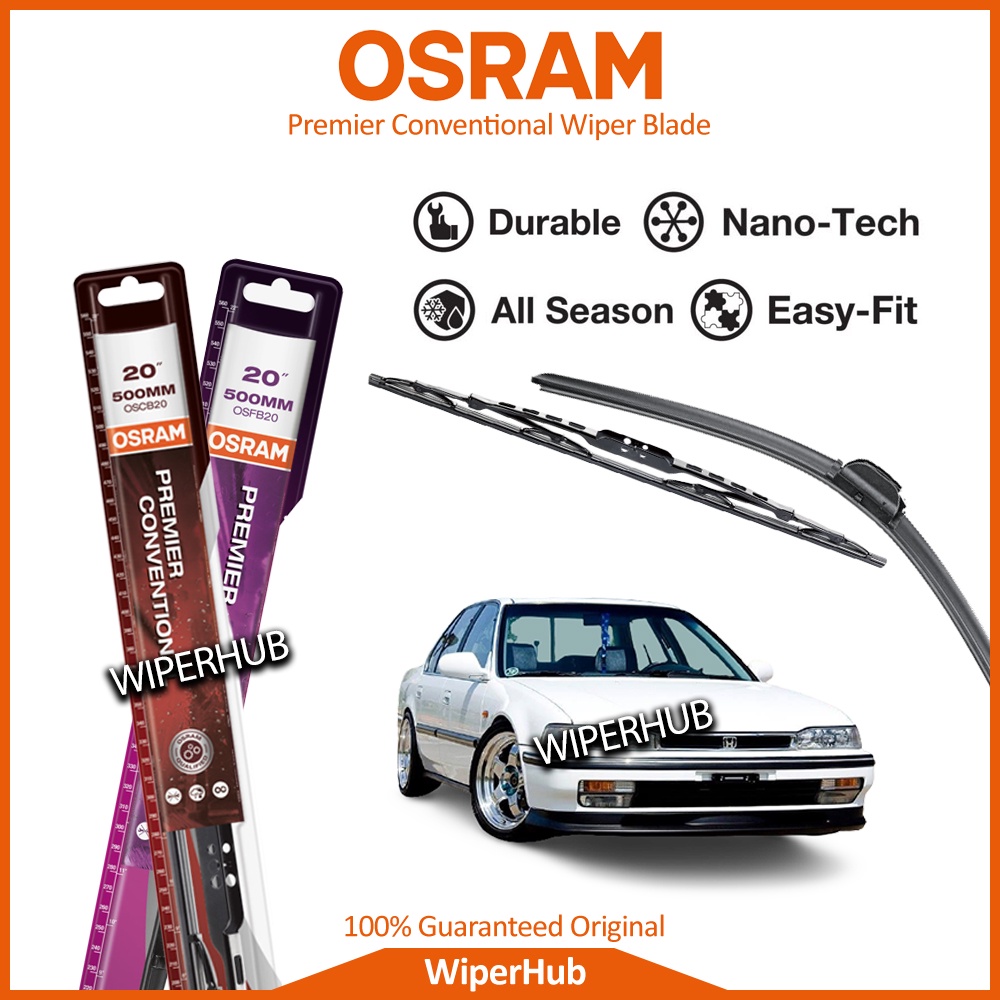 Osram Honda Accord (SM4) 1990-1999 Premier Conventional Flat Wiper ...
