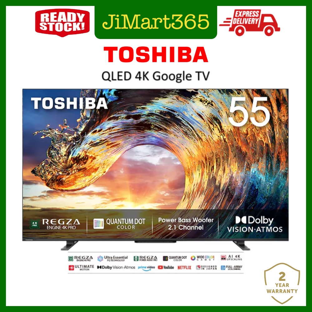 Toshiba 55" M550LP Quantum Dot 4K UHD Google Android TV 55M550LP | Shopee Malaysia