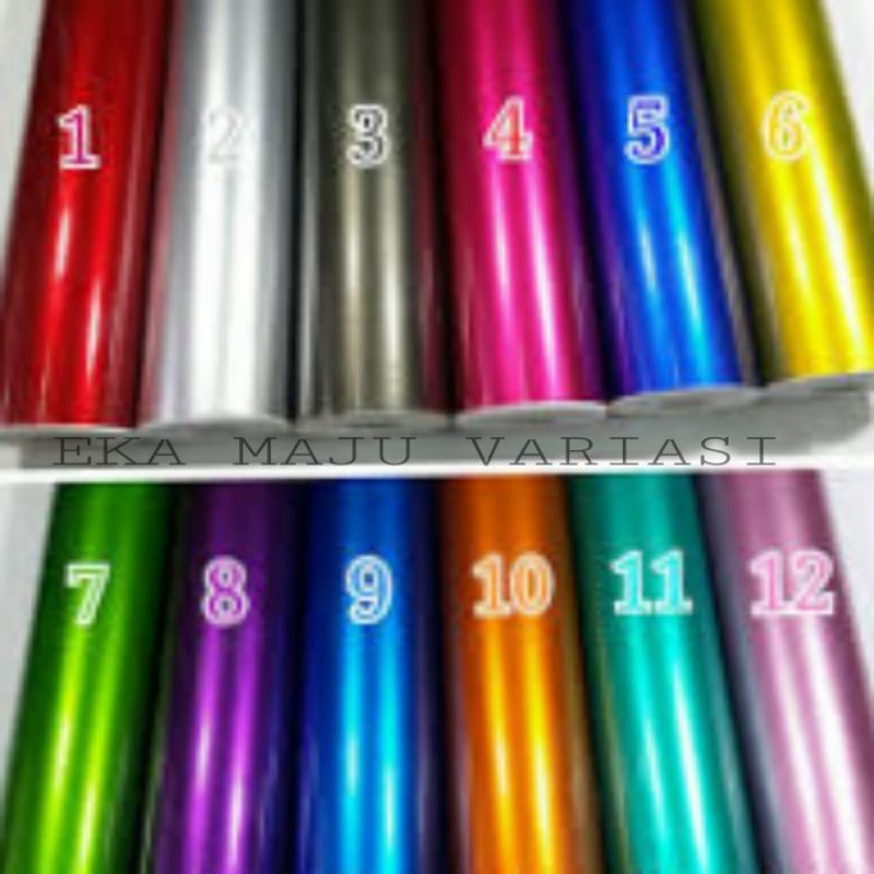 Shiny Metallic Motorcycle and Car Scots Stickers (45 cm x 50 cm ...