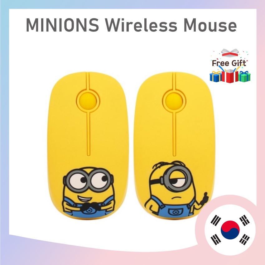 [MINIONS] Minions Multi-pairing Wireless Mouse Computer Mice Notebook ...