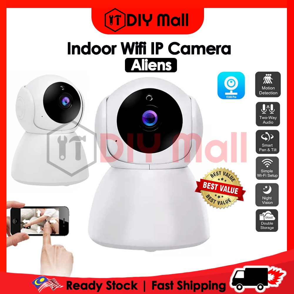 DIYMALL WiFi Surveillance IP Camera WiFi CCTV Security Camera System ...