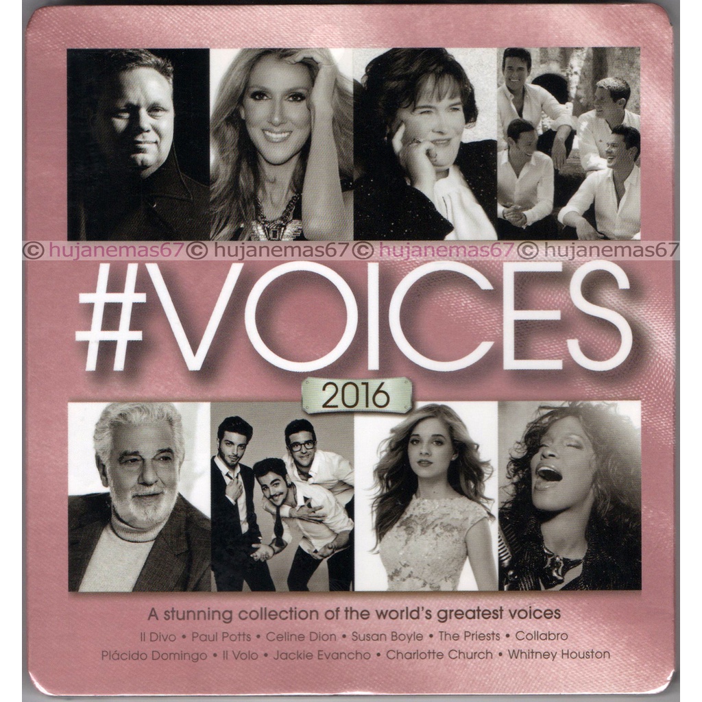 VOICES - IL DIVO / CELINE DION / SUSAN BOYLE / PAUL POTTS / WHITNEY ...