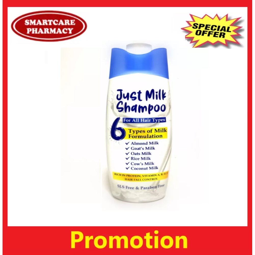 [NEW LOOK] JUS MILK / JUST MILK SHAMPOO (For All Hair Types) 350 mL ...
