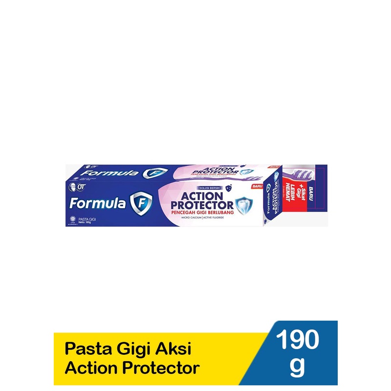 Action Protection Formula Toothpaste 190gr | Shopee Malaysia
