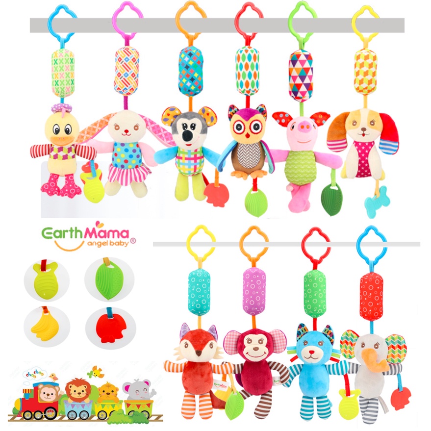 RESTOCK !!! Baby Toys EarthMama Stroller Toys Stuff Hanging Pram, Crib ...