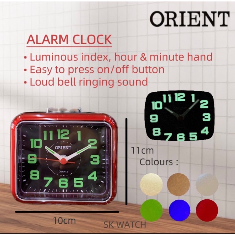 Orient Alarm Clock / OG807 | Shopee Malaysia