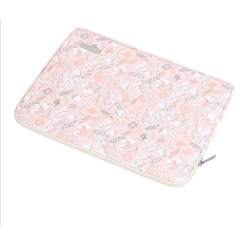 (11~15 Inch)MR Pink Flower Pattern Laptop Bag Typo Women Lifestyle ...