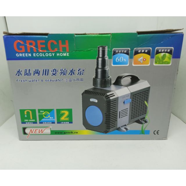 GRECH AMPHIBIOUS ECO PUMP CTP-6000 40W-6000L/H | Shopee Malaysia
