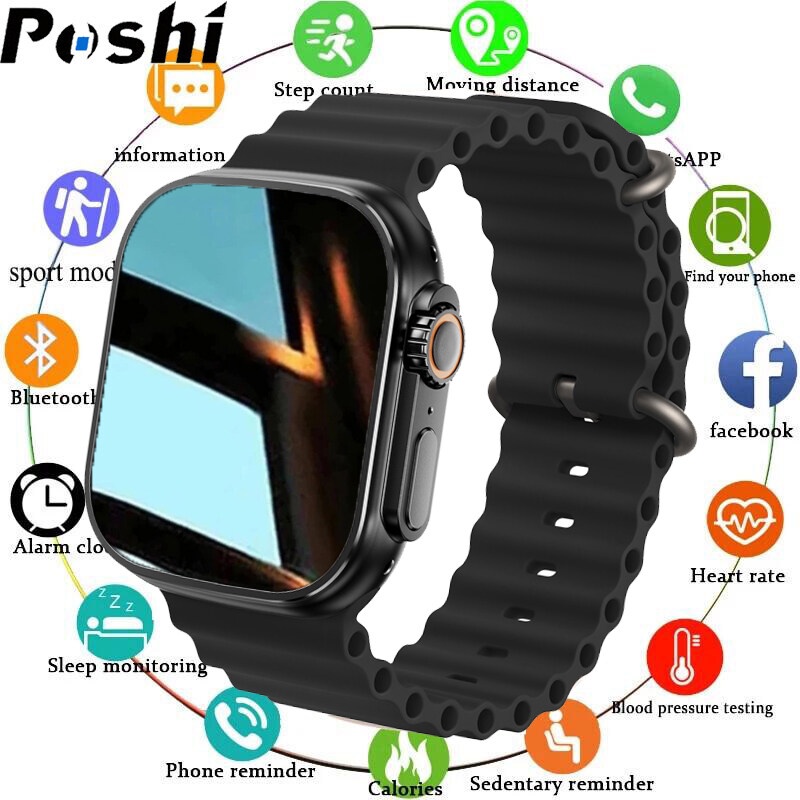 POSHI New Smart Watch Waterproof touchscreen Bluetooth Dial Call ...
