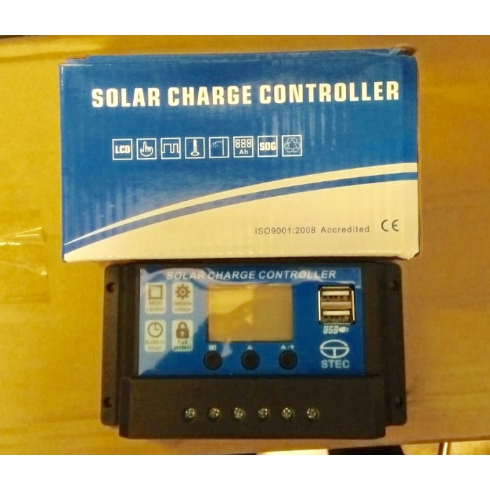 Tokochitrae- Auto Solar Charge Controller Pwm Stec Digital Controller ...