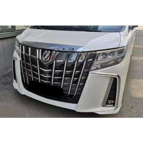Alphard 2015 convert to 2018 Front Bumper W/Grille | Shopee Malaysia