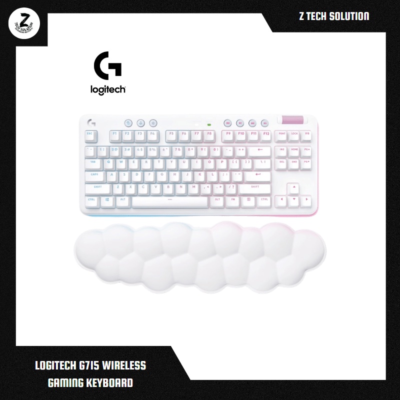 Logitech G715 Wireless Mechanical Gaming Keyboard with LIGHTSYNC RGB ...