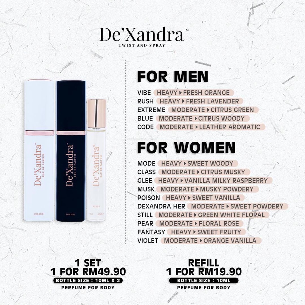 De'Xandra Official Store (HQ) Online, June 2026 | Shopee Malaysia
