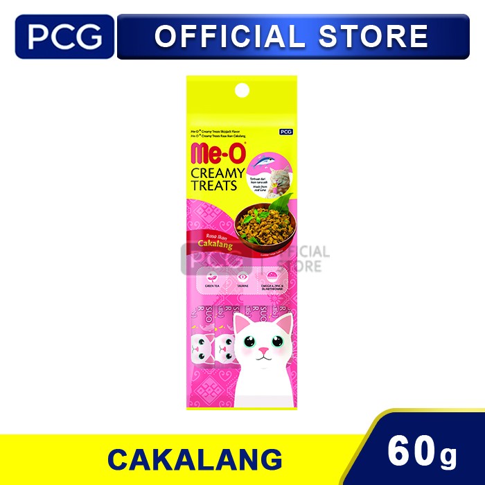 Meo Creamy Treats Cat Snack Katsuo Flavor 4x15gr | Shopee Malaysia
