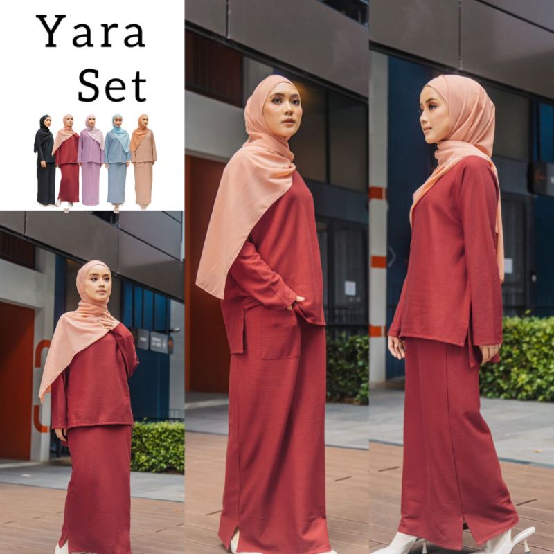 (READY STOCK) YARA SET by Haurabelle | Shopee Malaysia