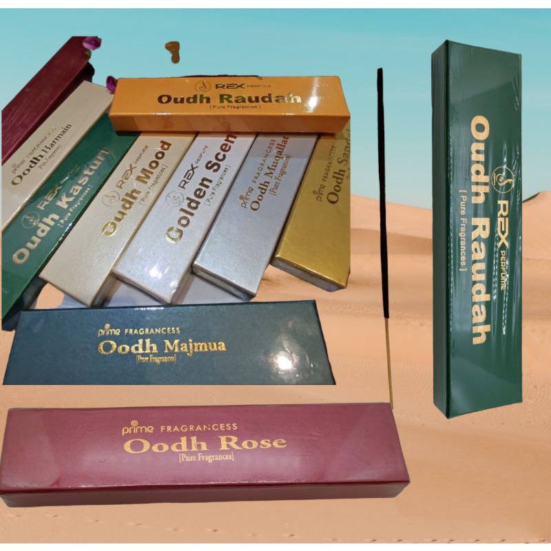 Bakhoor stick premium OUDH GAHARU KASTURI, RAUDAH, HARAMAIN 100% ...