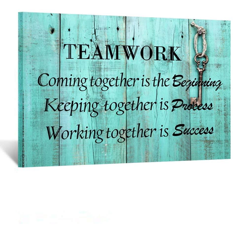Kreative Arts Large Teamwork Definition Office Quotes Sayings Words Art ...