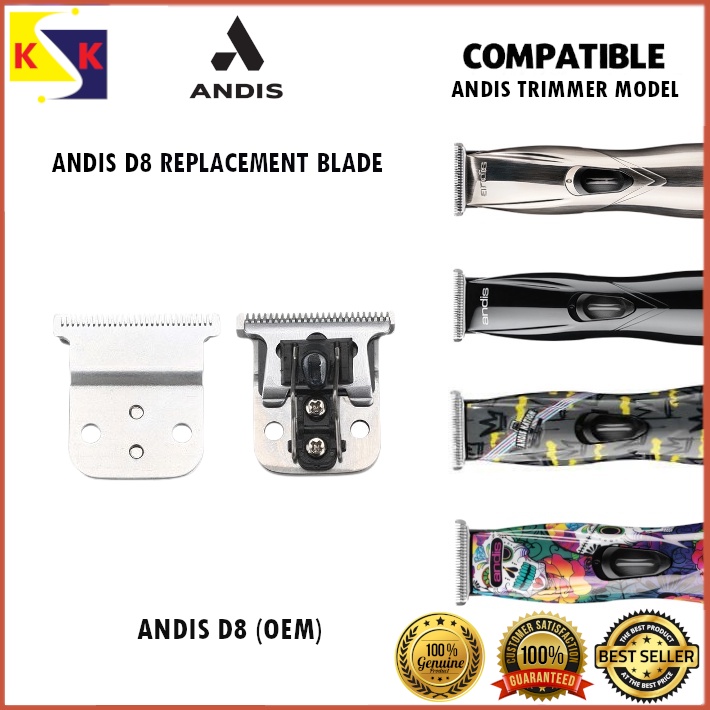 Standard Anrom Replacement Blade for Andis Slimline Pro Li D8 (OEM ...