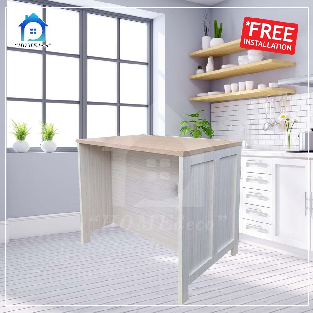 [FREE INSTALLATION] [HOMDECO] KITCHEN ISLAND CHEAP/ KITCHEN ISLAND ...