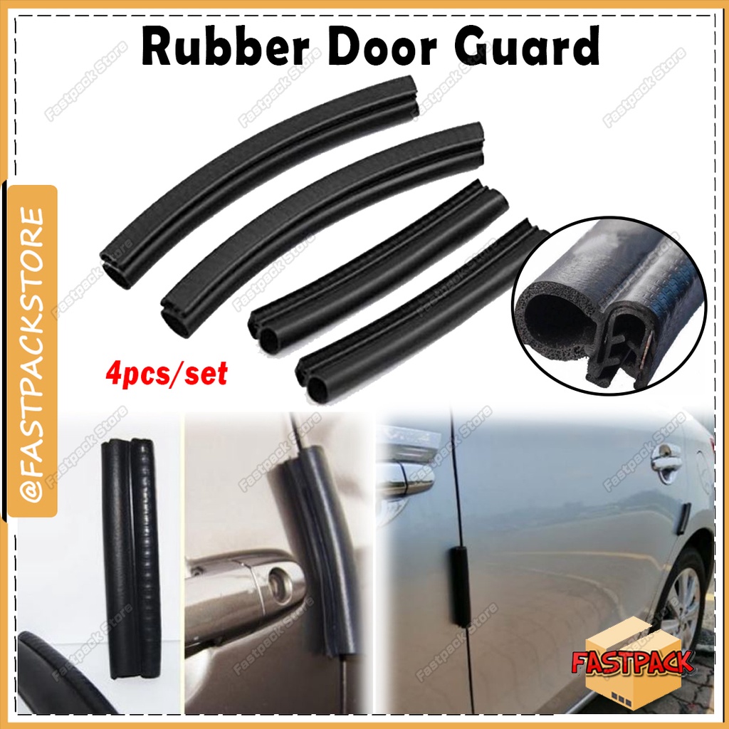 Universal Car Rubber Door Protector Guard Trim Seal Deflector Door ...