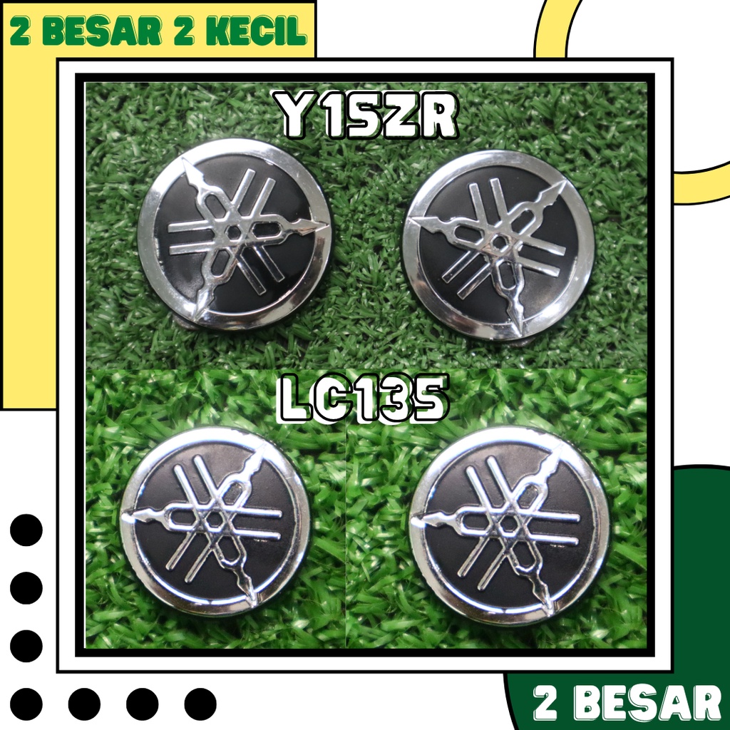 [READY STOCK] YAMAHA HLY LOGO EMBLEM 1 SET Y15ZR Y15 (2 BESAR 2 KECIK ...