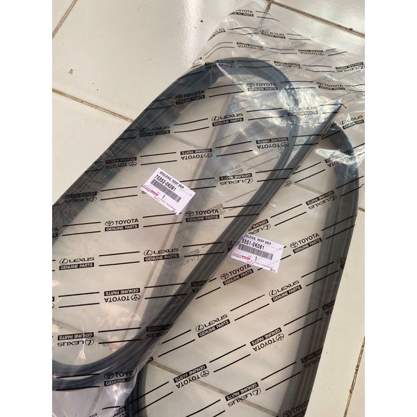 Rubber Cabin roof Top Molding roof toyota fortuner 2012-2015 original ...