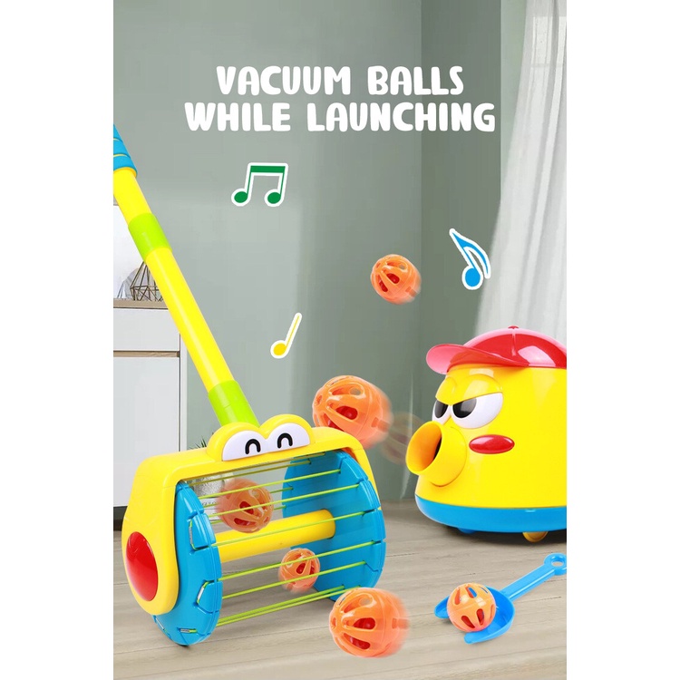 Automated Ball Launcher Shooting Pot Canon Pot Interactive Vacuum ...