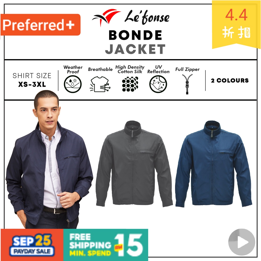 LEFONSE Casual Bonde Jacket Multipurpose Versatile Jacket J06 - BLACK ...