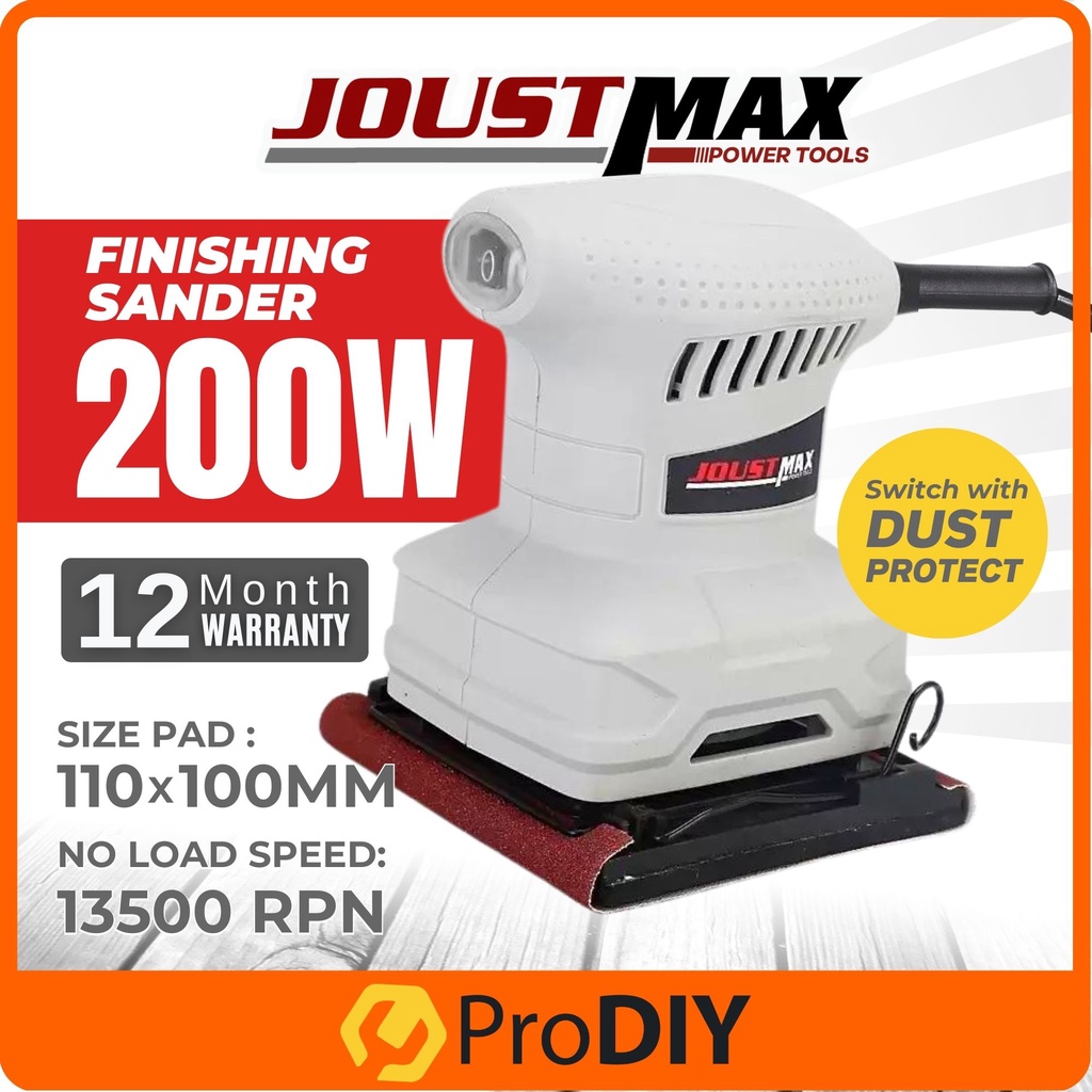 PRODIY JOUSTMAX JST61101 Finishing Sander Mesin Sanding Machine Wood ...