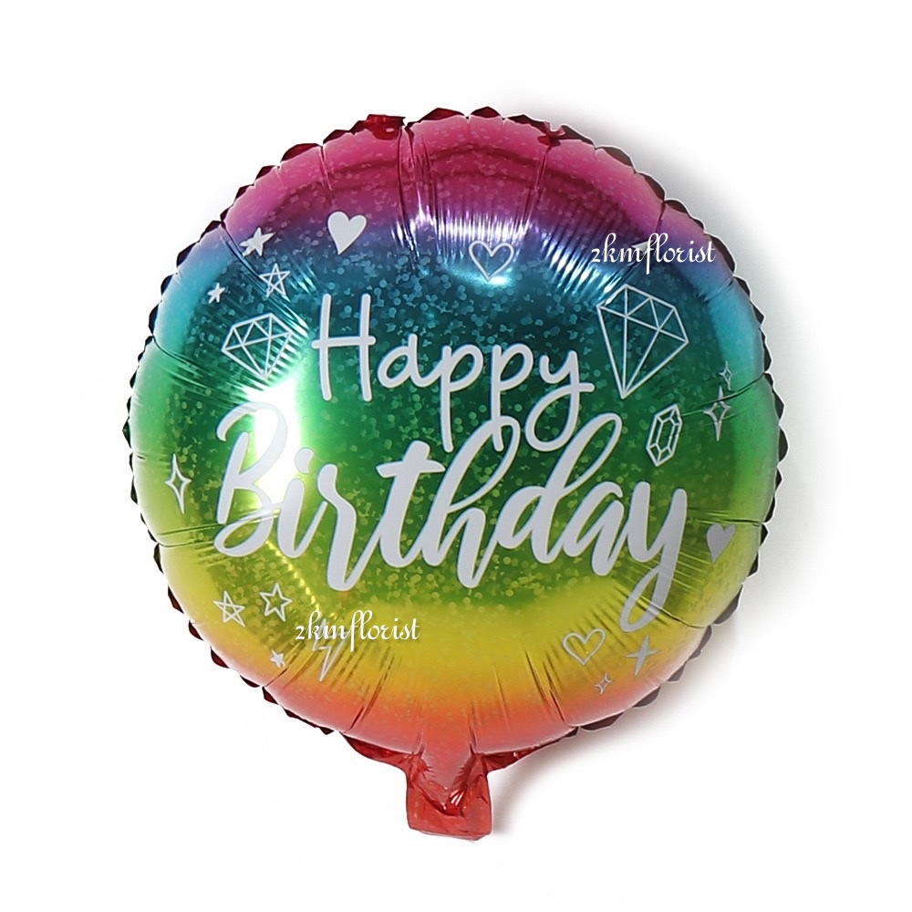 (1pc)18inch HAPPY BIRTHDAY Foil Balloon Inflatable Birthday Party ...